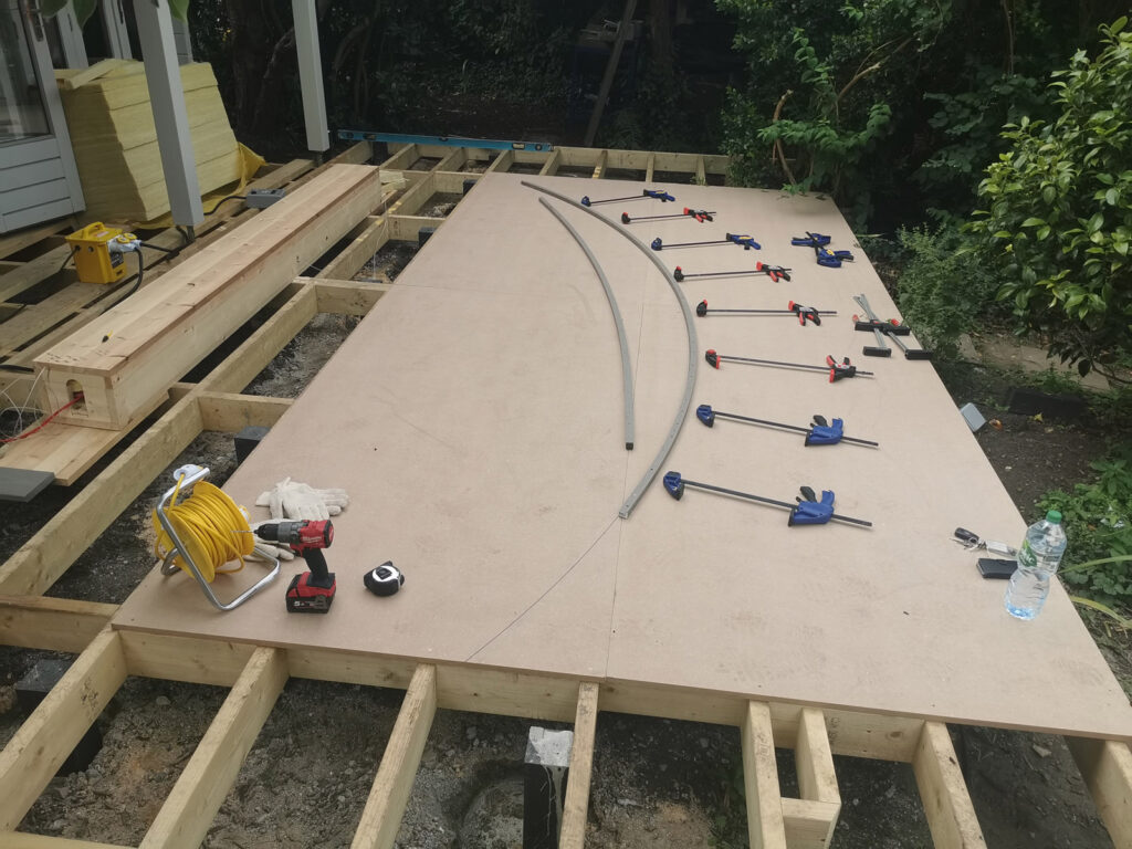 The Process - Custom Curve Decking