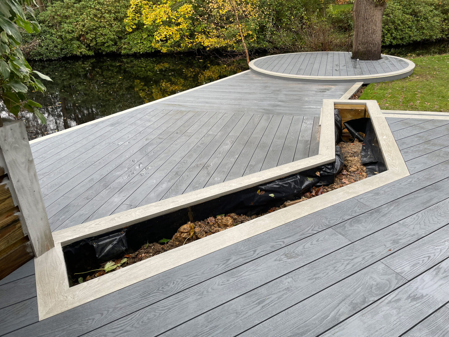Custom Curved Decking in Surrey and South London | John Michael