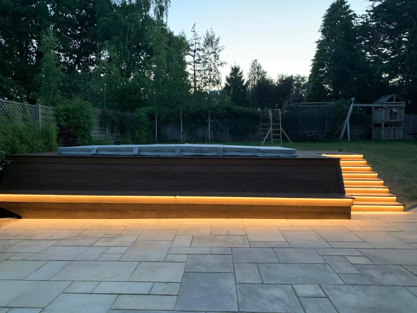 Swim Spa Surround in Chipstead | Millboard Decking