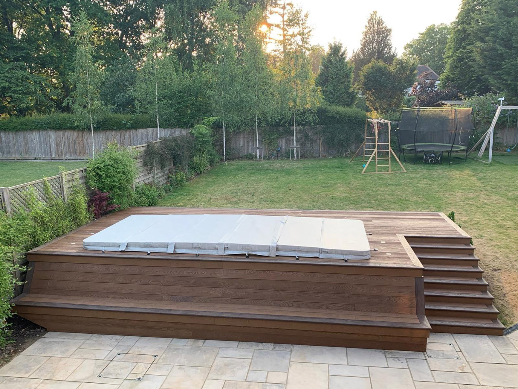 Swim Spa Surround in Chipstead | Millboard Decking